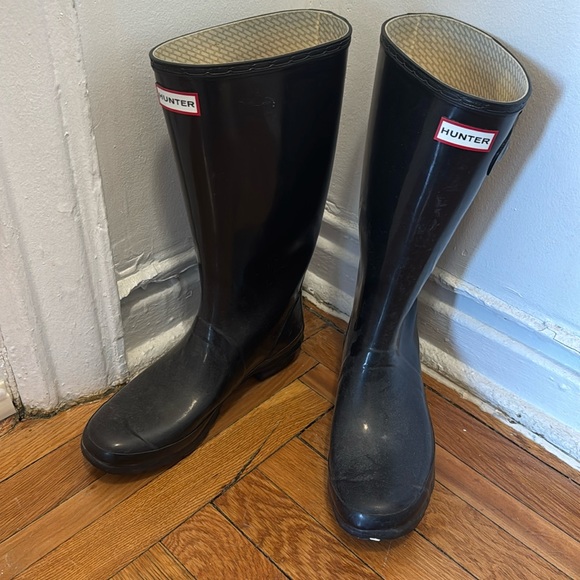 Hunter | Shoes | Hunter Brand Adjustable Huntress Rain Boots In Classic ...